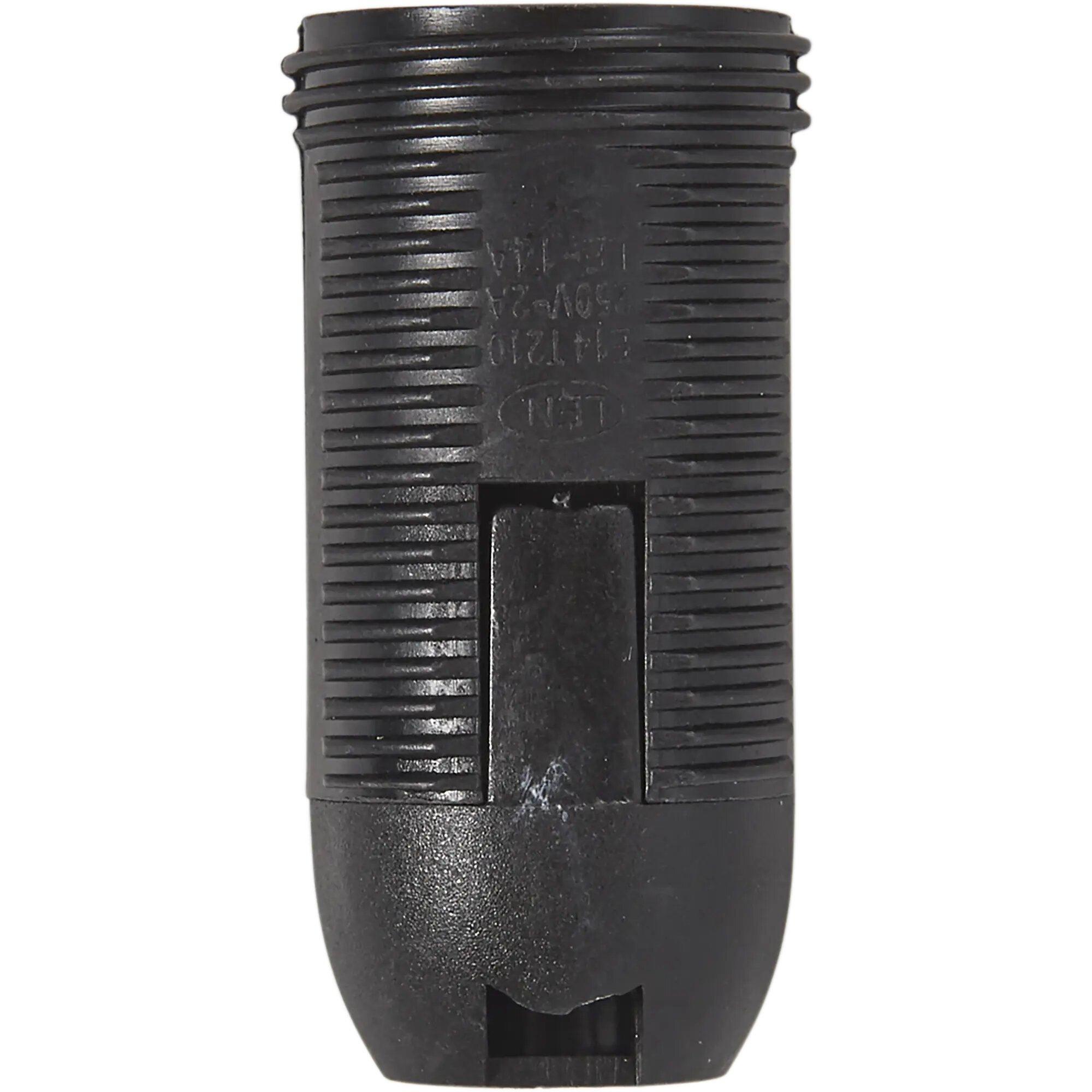 Патрон-полувинт пластиковый Oxion E14 черного цветакрепление для светильников и ламп