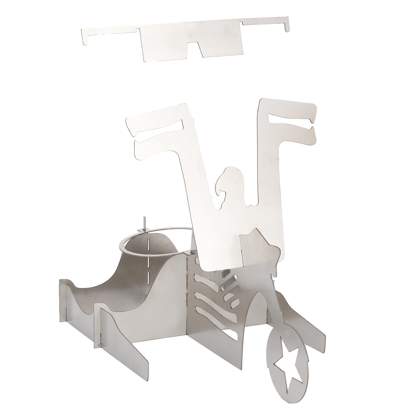 Портативный куриный гриль стойка из нержавеющей стали мотоциклхапа барбекю