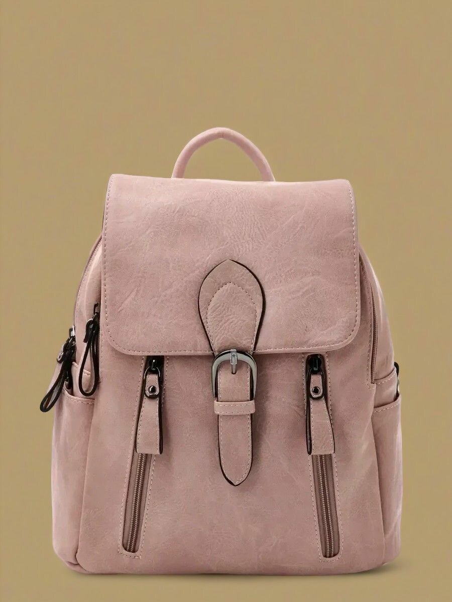 Компактный Женский Рюкзак из Высококачественной Экокожи