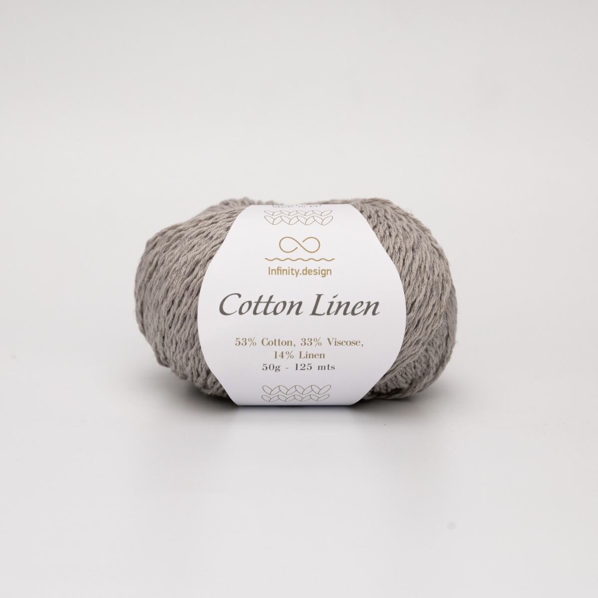 Пряжа для вязания Infinity Design Cotton Linen (2331 Light Beige) 3 мотка