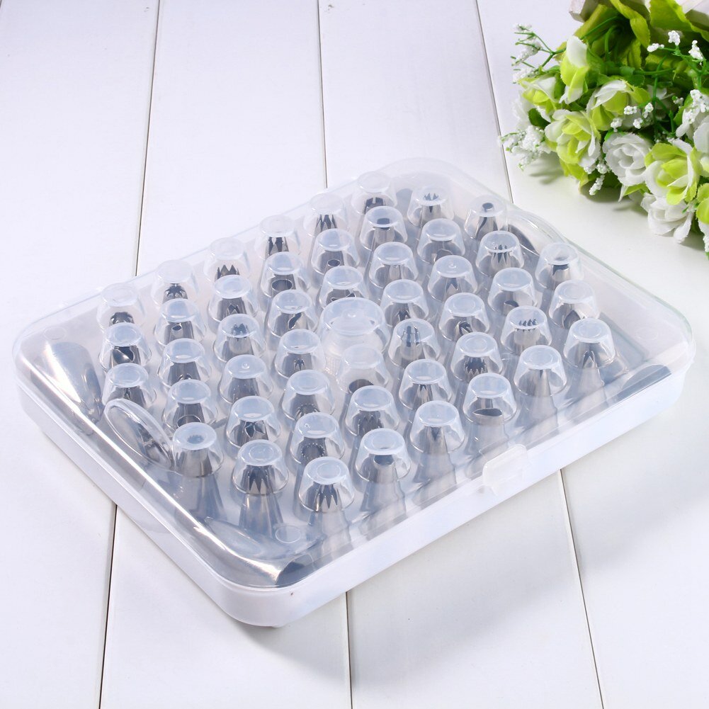 52 шт. насадки для глазури для торта, набор насадок из нержавеющей стали, русские насадки для глазури