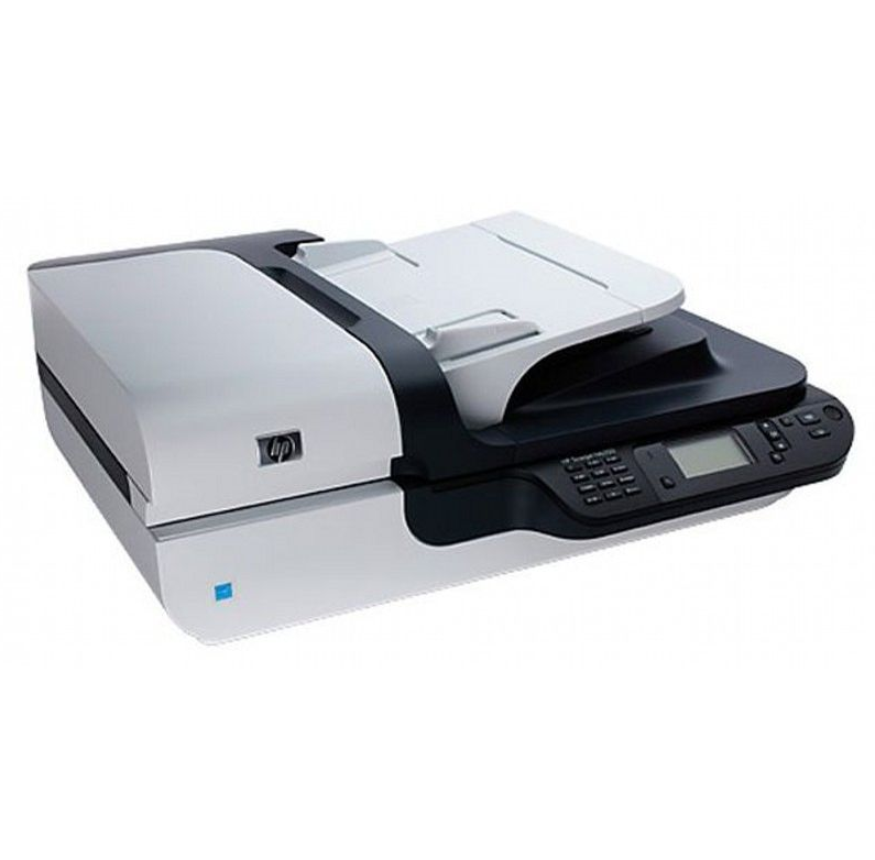 Сканер HP Scanjet N6350 Networked Document Flatbed Scanner (2400x2400 dpi, 48 bit, ADF 50sheets, 15
