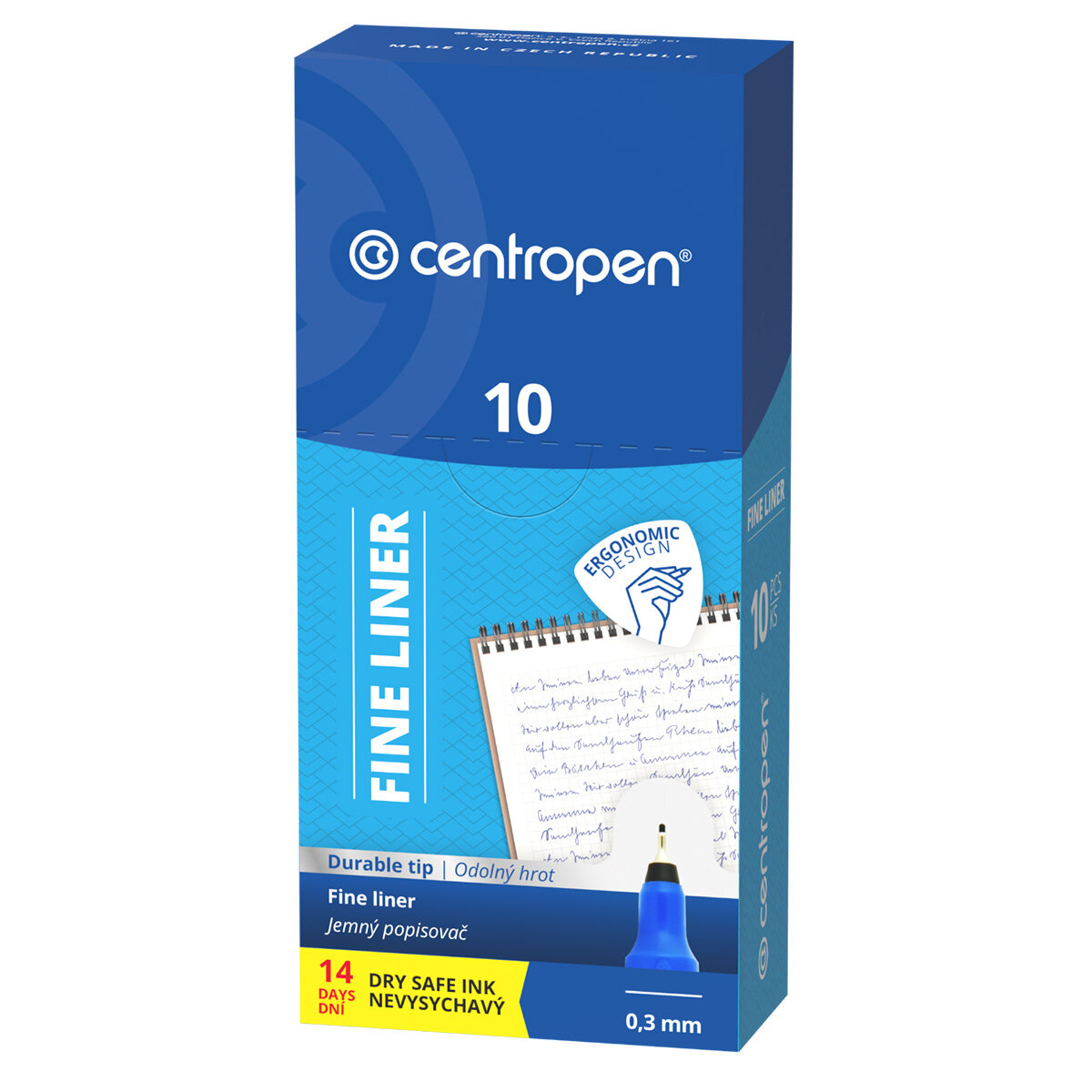 Centropen Линер 4621/1-PP92 0.3 мм черный для точного контура черчения и детализации