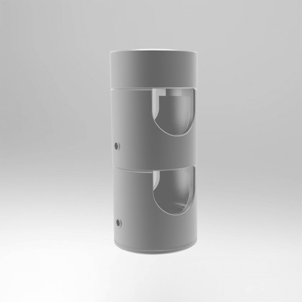 Крепление MOONLIGHT-CYL-D18-DUO-SILVER