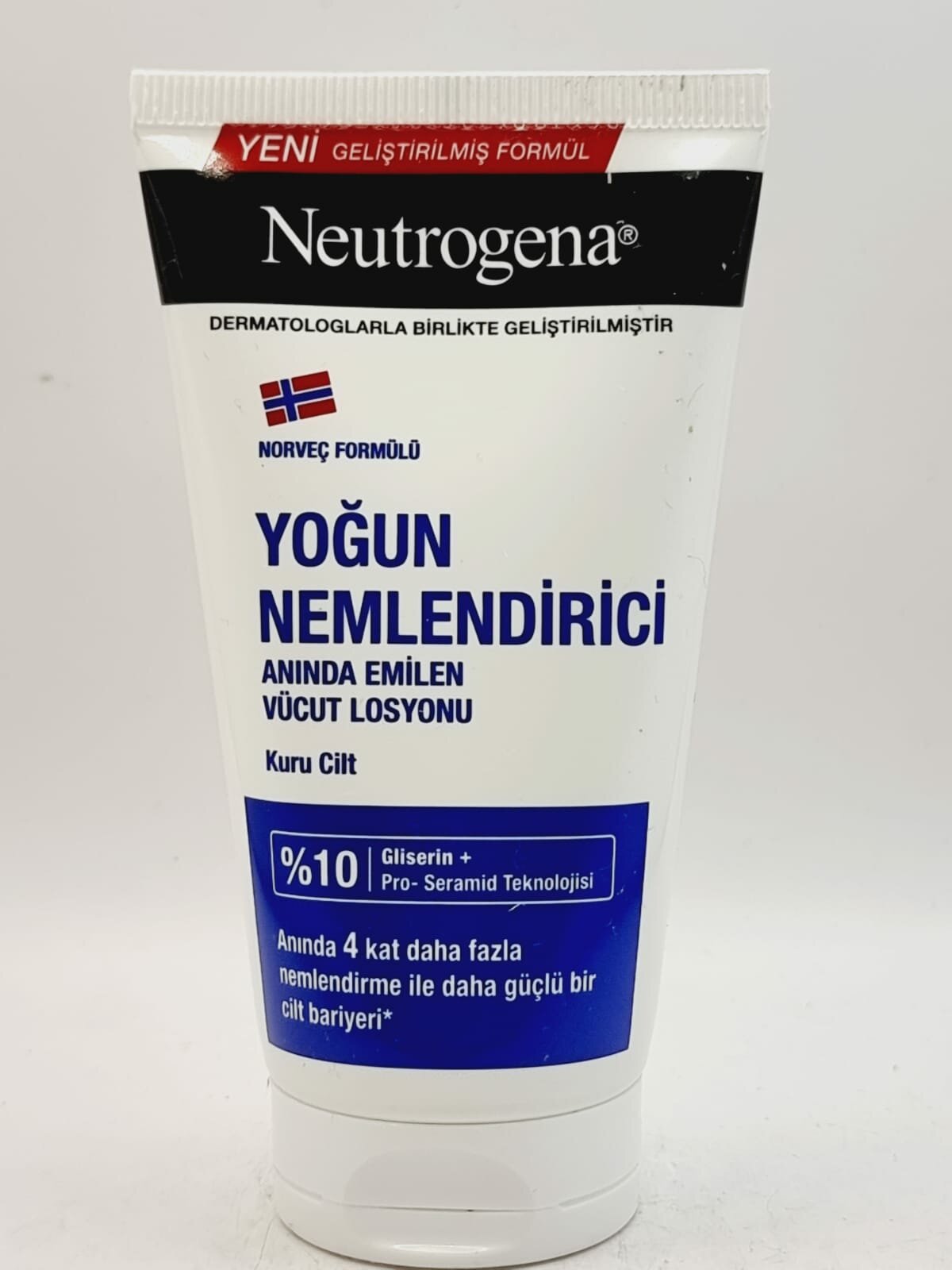 NEUTROGENA увлажняющий мгновенно впитывающийся лосьон для тела с технологией Pro-Ceramide 75 мл (Франция)