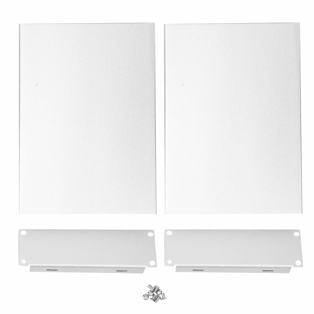 Сплит тип алюминиевого охлаждения корпус Электронный DIY Инструментальный корпус Корпусная плата 33 x 114 x 160 мм