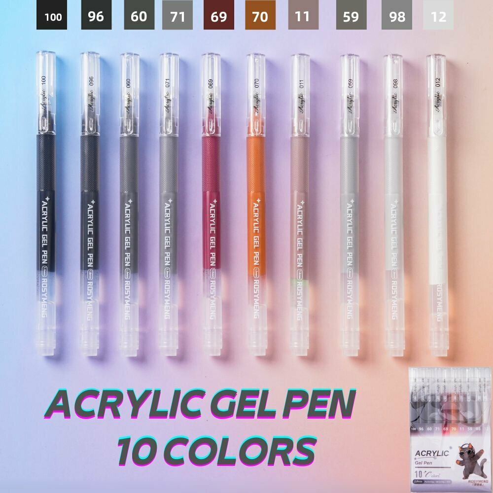 Высокоглянцевая акриловая гелевая ручка