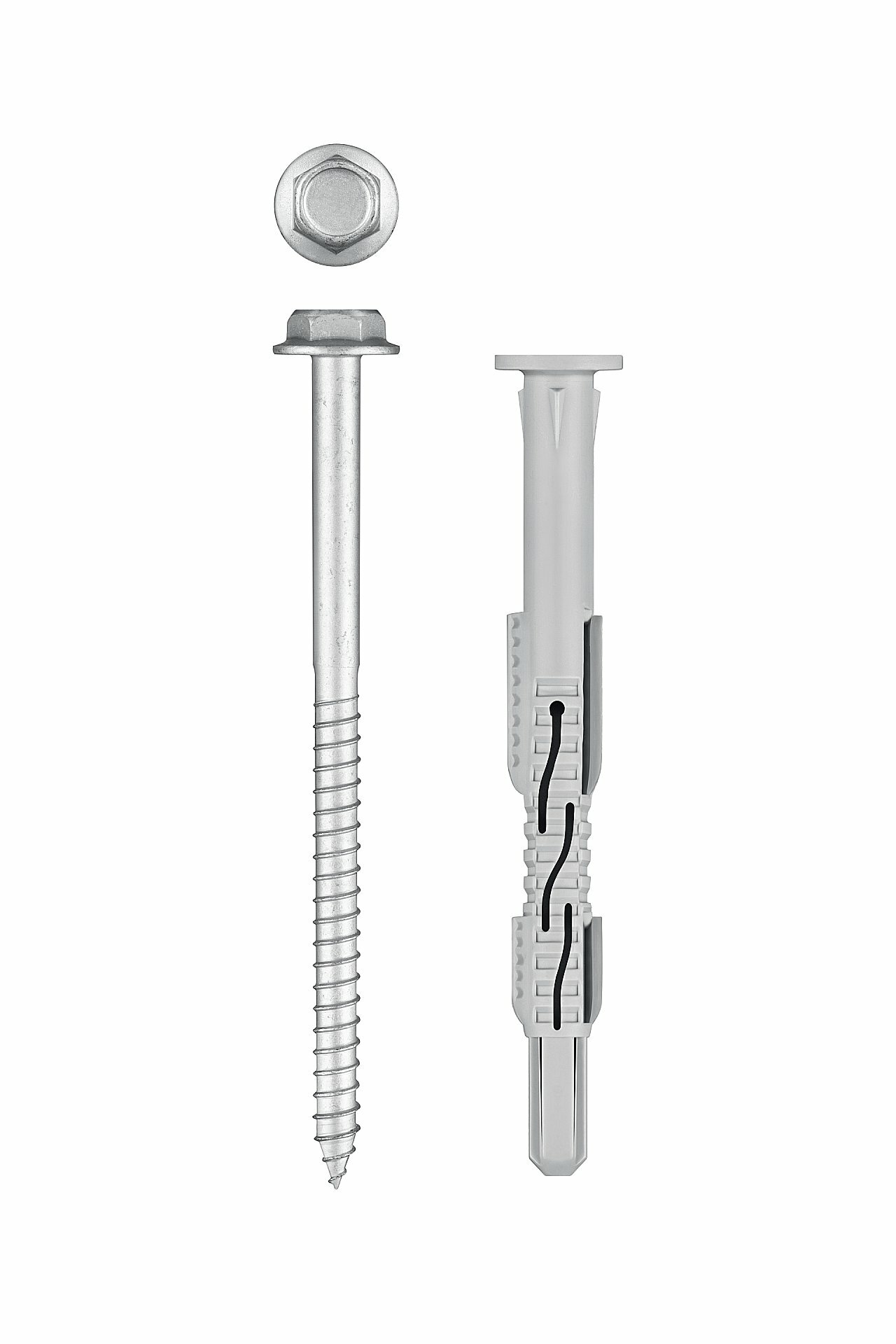 ЗУБР ФД-Ц 10 x 120 мм, фасадный дюбель, нейлон/цинк, 50 шт (301455-120)