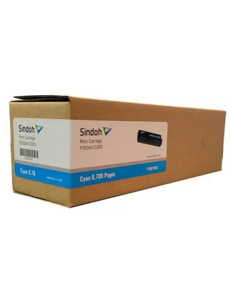 Тонер-картридж Sindoh P300T6KC-W голубой для C300 6 700стр.