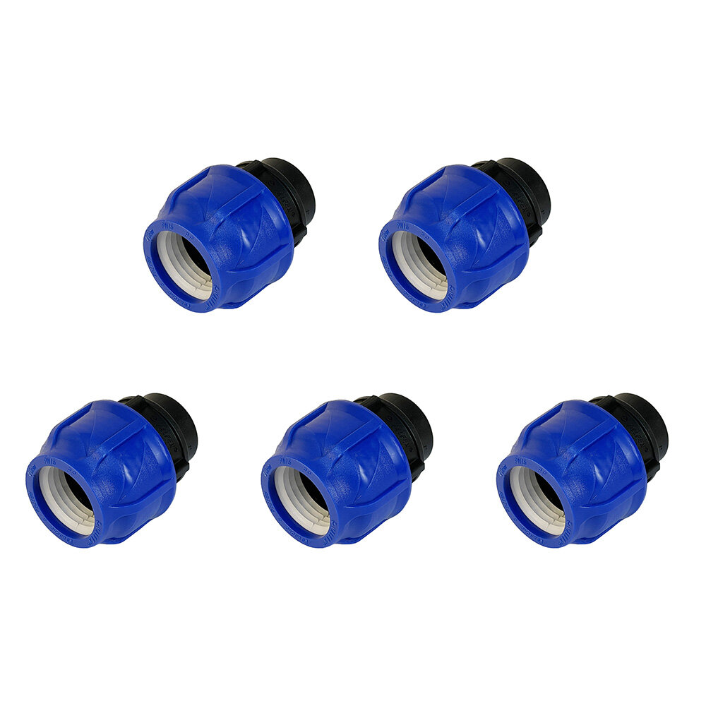 Муфта ПНД компрессионная переходная 40х1 ВР(г) (5 шт.)