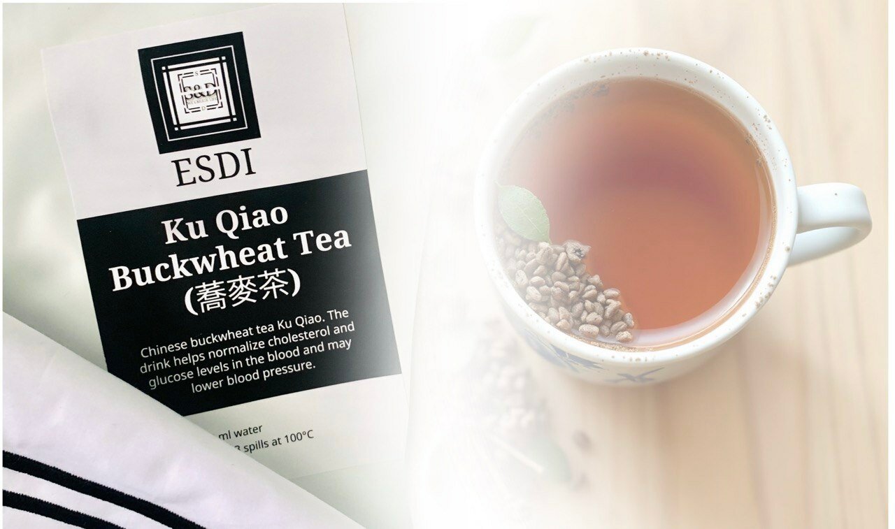 ESDI Tea Ku Qiao Buckwheat Tea (dark roasted granulated tea) Чай ESDI Гречишный чай Ку Цяо (гранулированный чай тёмной обжарки)