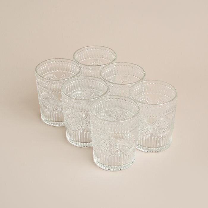 Набор стаканов стеклянный SL Home Ларго , 300 мл, 8 10 см, цвет прозрачный