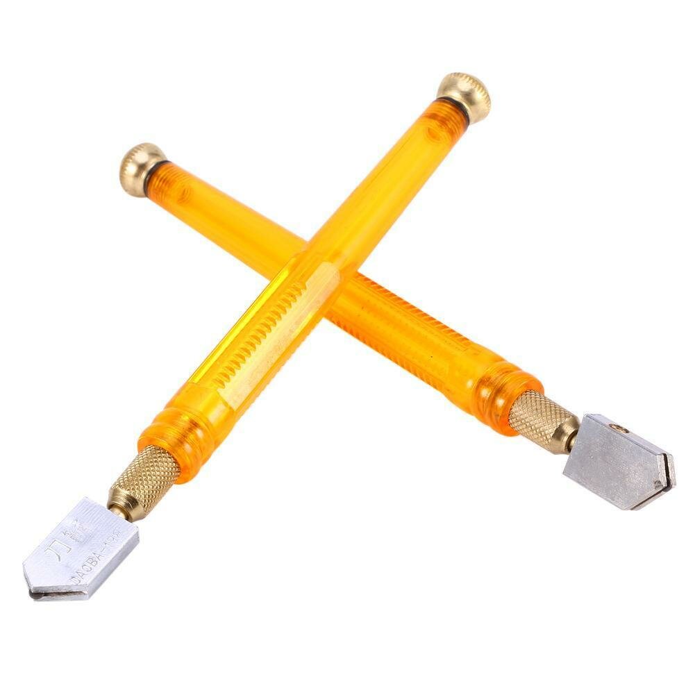 Стеклорез с противоскользящей ручкой из твердого сплава DIY для резки плитки и зеркал K.nife Craft Tool для 6-12 мм