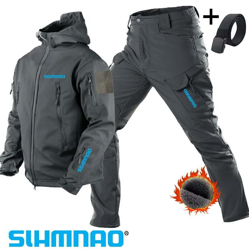 Мужской теплый водонепроницаемый костюм для рыбалки SLHMNAO XXL, suit -7