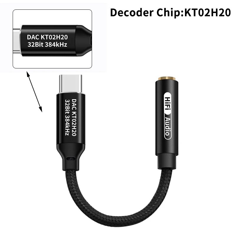 SD&HI USB-C до 3,5 мм DAC усилитель для наушников CX31993 A4