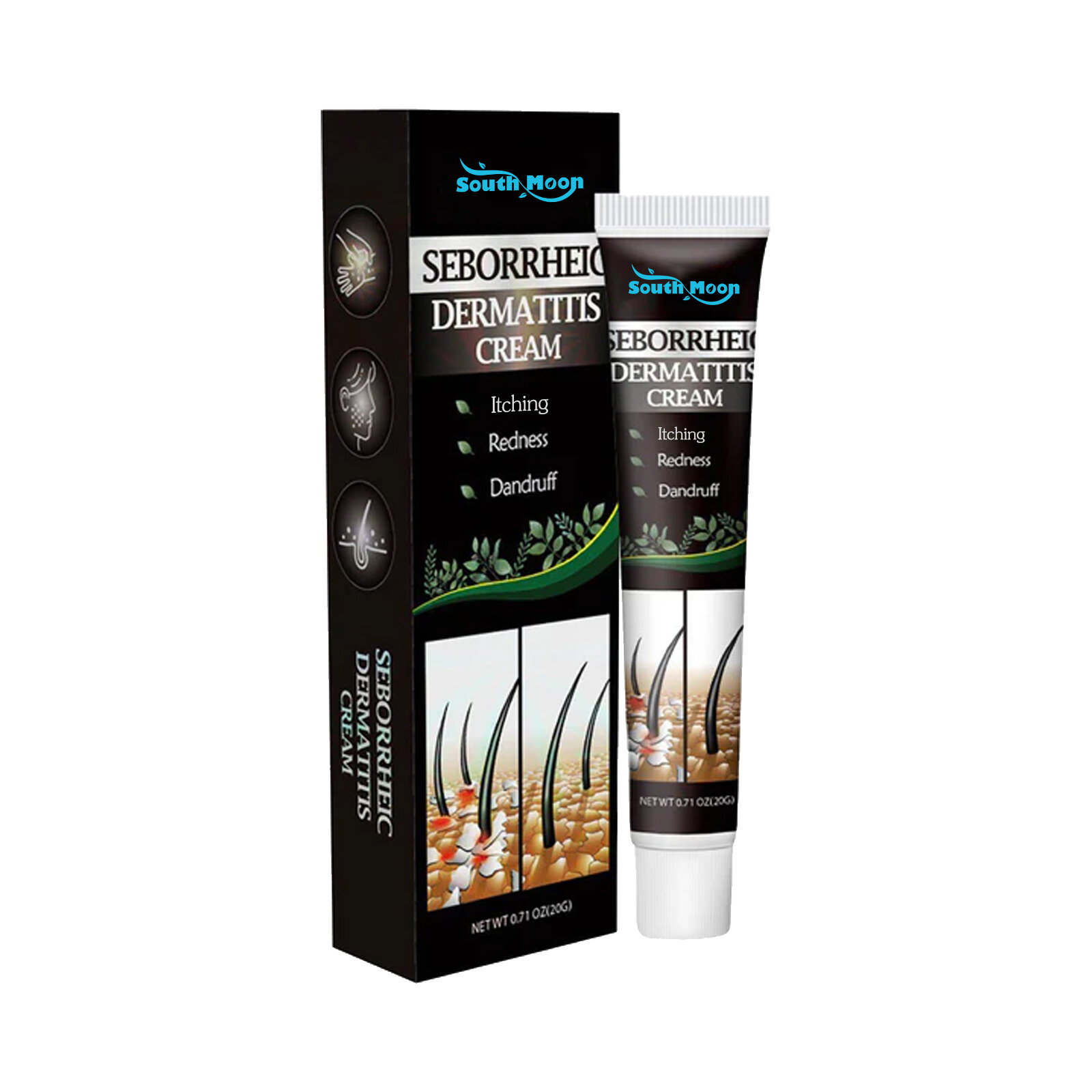 Крем для ухода за кожей головы очищающий увлажняющий восстанавливающий кожу мох противозудный крем для наружного ухода