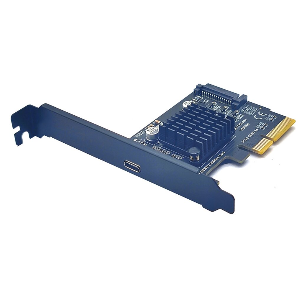 Внутренняя карта расширения USB 3.2 Gen2 с чипсетом ASM3242 Type C PCI-Express, карта-адаптер 4X для USB 3.2 Gen2x2 (20 Гбит/с)