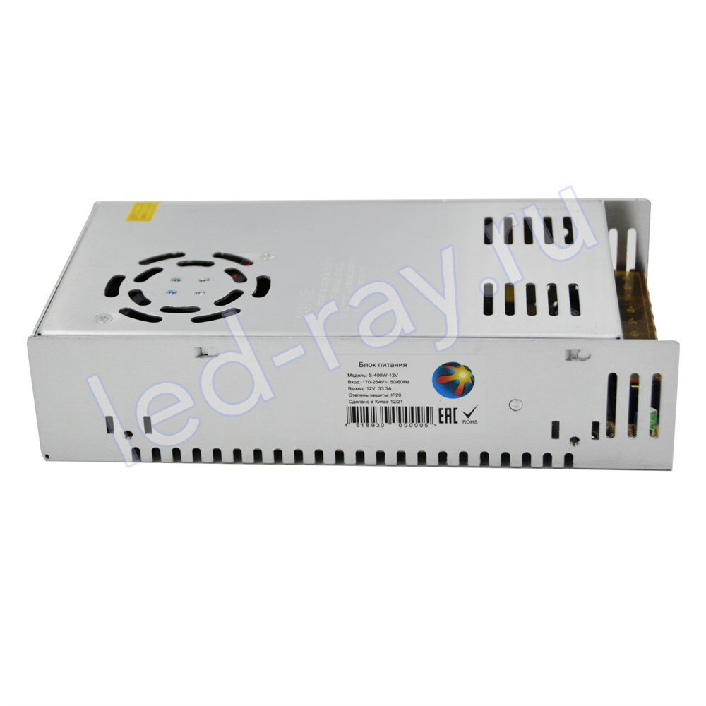 Блок питания для светодиодных лент 400 W 12 Вольт