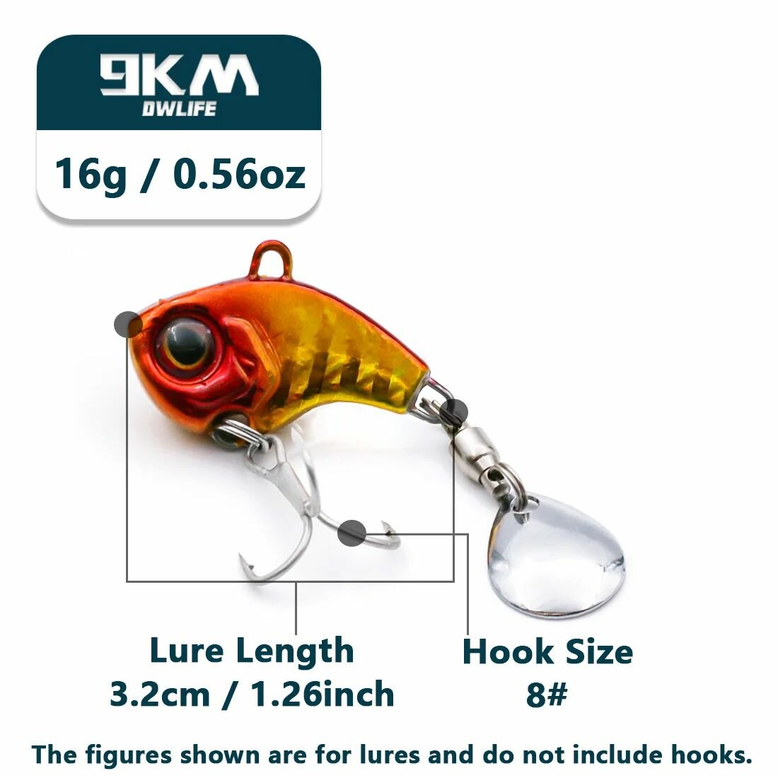 Рыболовные приманки VIB Crankbait 9KM DWLIFE
