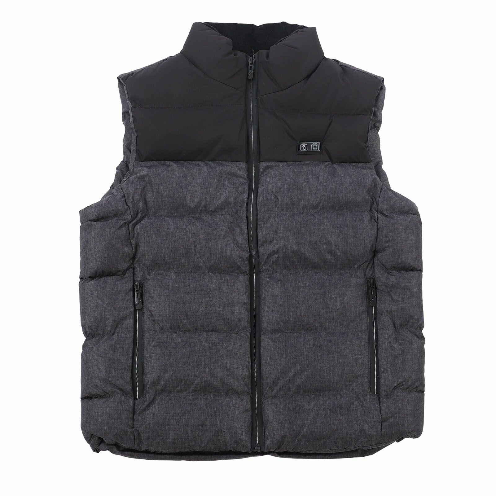 Жилет с электрическим подогревом, 15-зонный цифровой переключатель с двойным управлением, удобная легкая куртка с подогревом высокой безопасности 2XL