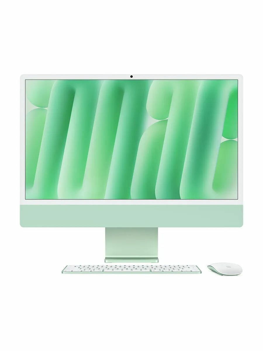 Моноблок Apple iMac 24 M4 10/10/16/512GB Green MWV03