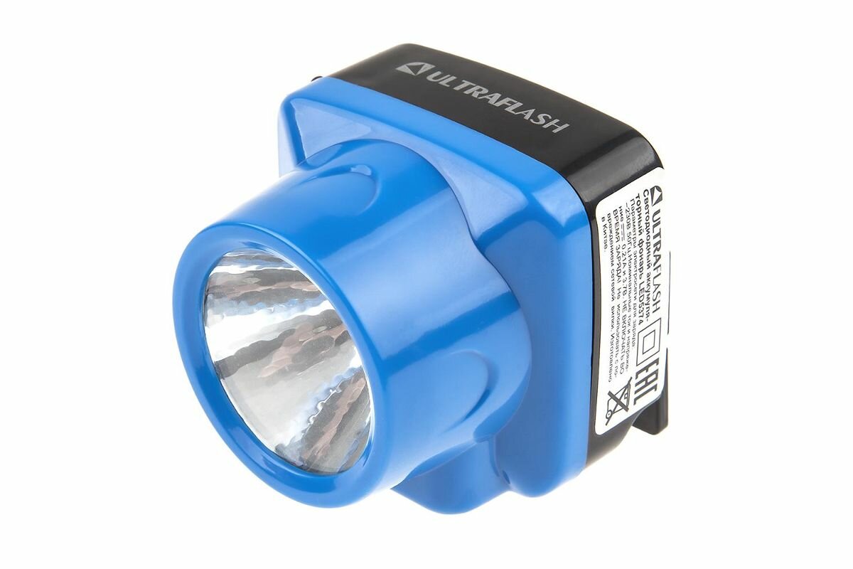 Фонарь налобный 12427 Ultraflash LED5374 голубой