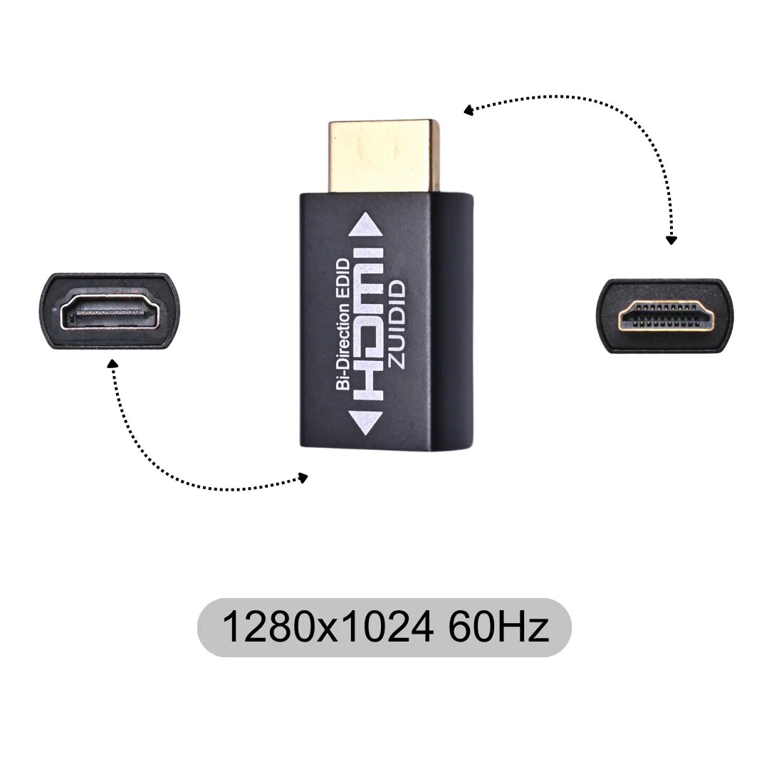 HDMI EDID эмулятор 1280x1024 60Hz