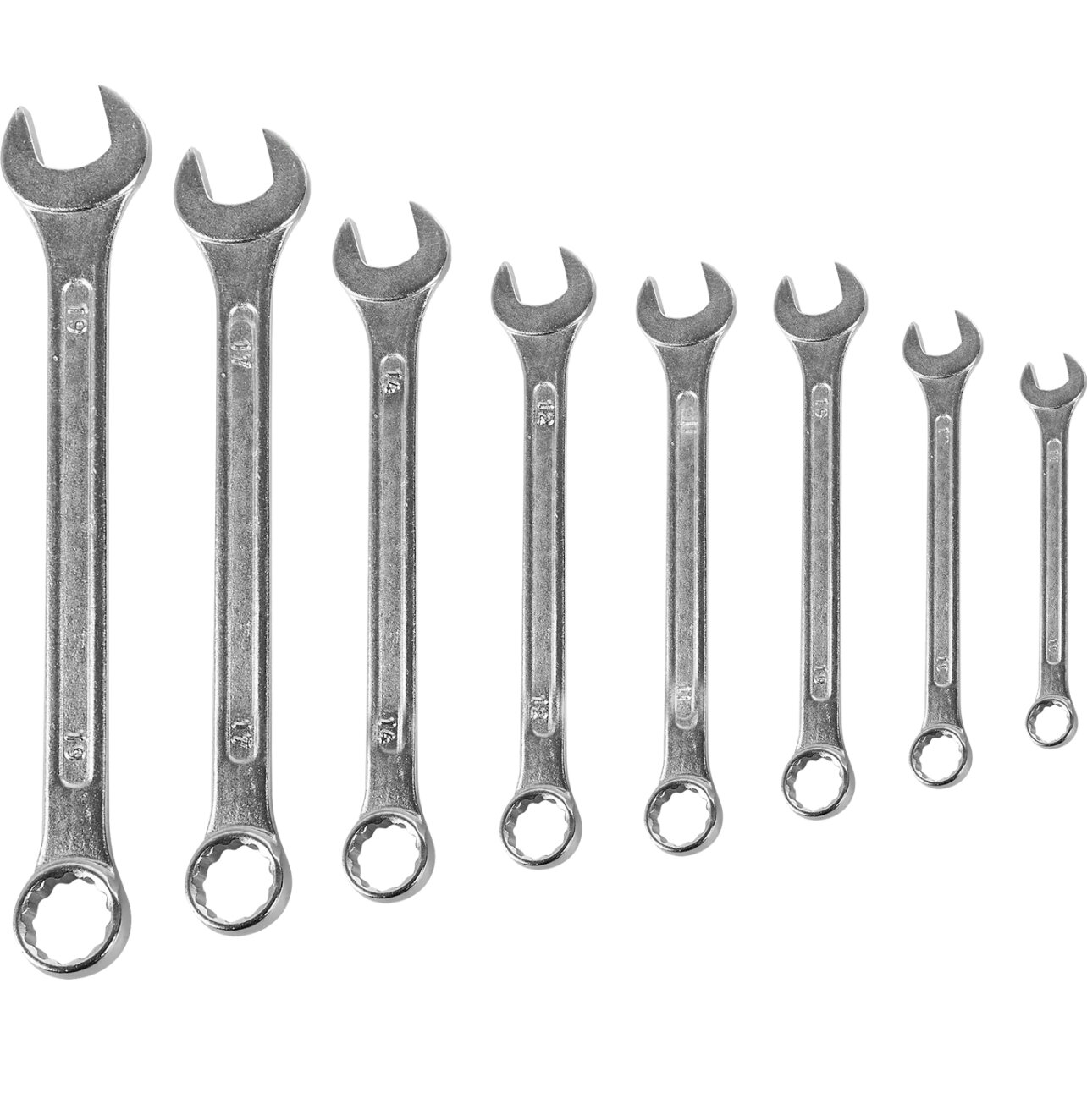 Набор ключей комбинированных Вихрь 6-19 мм, 8 предметов