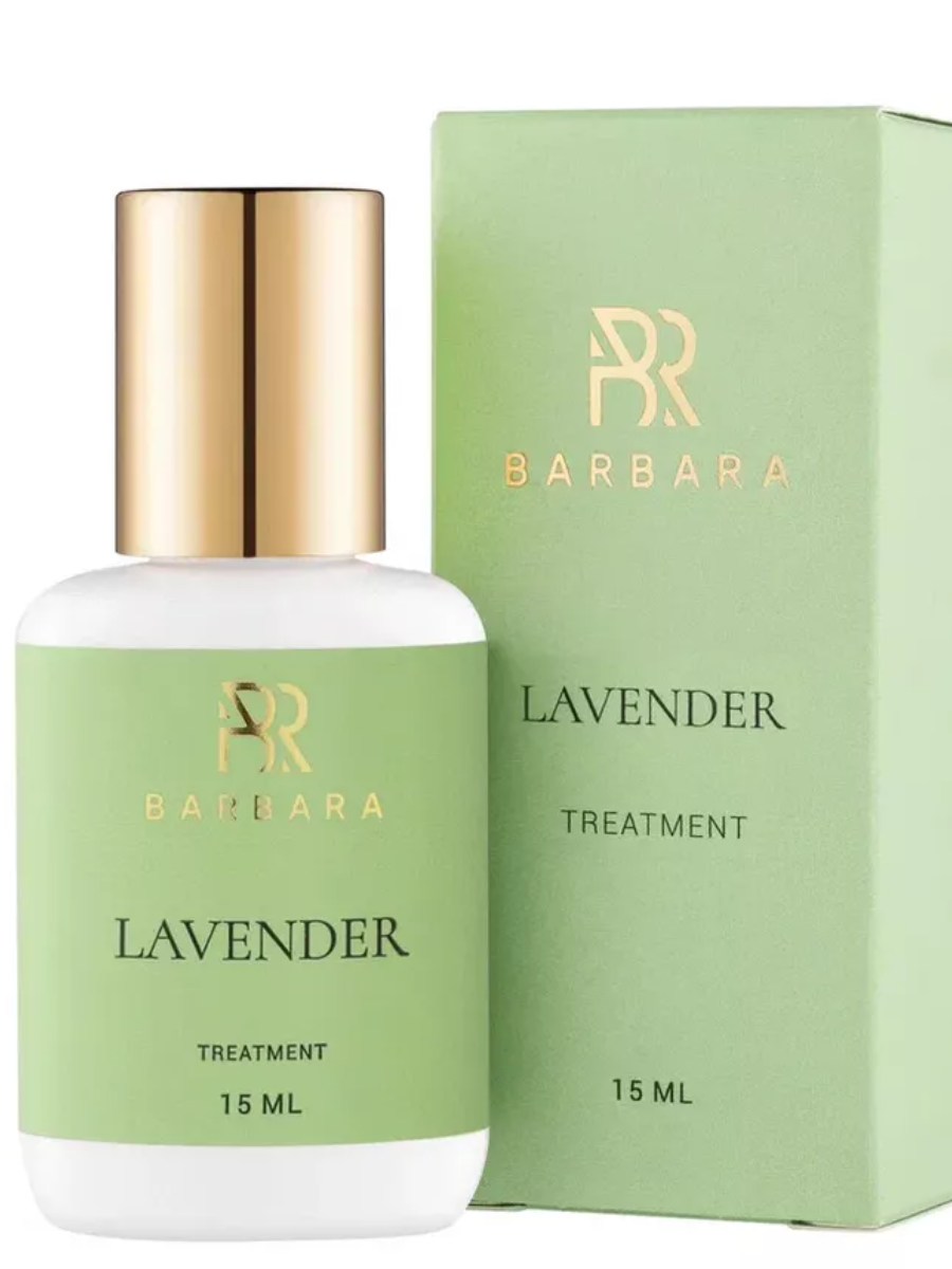 Обезжириватель для ресниц Barbara Lavender, с ароматом лаванды, 15 мл