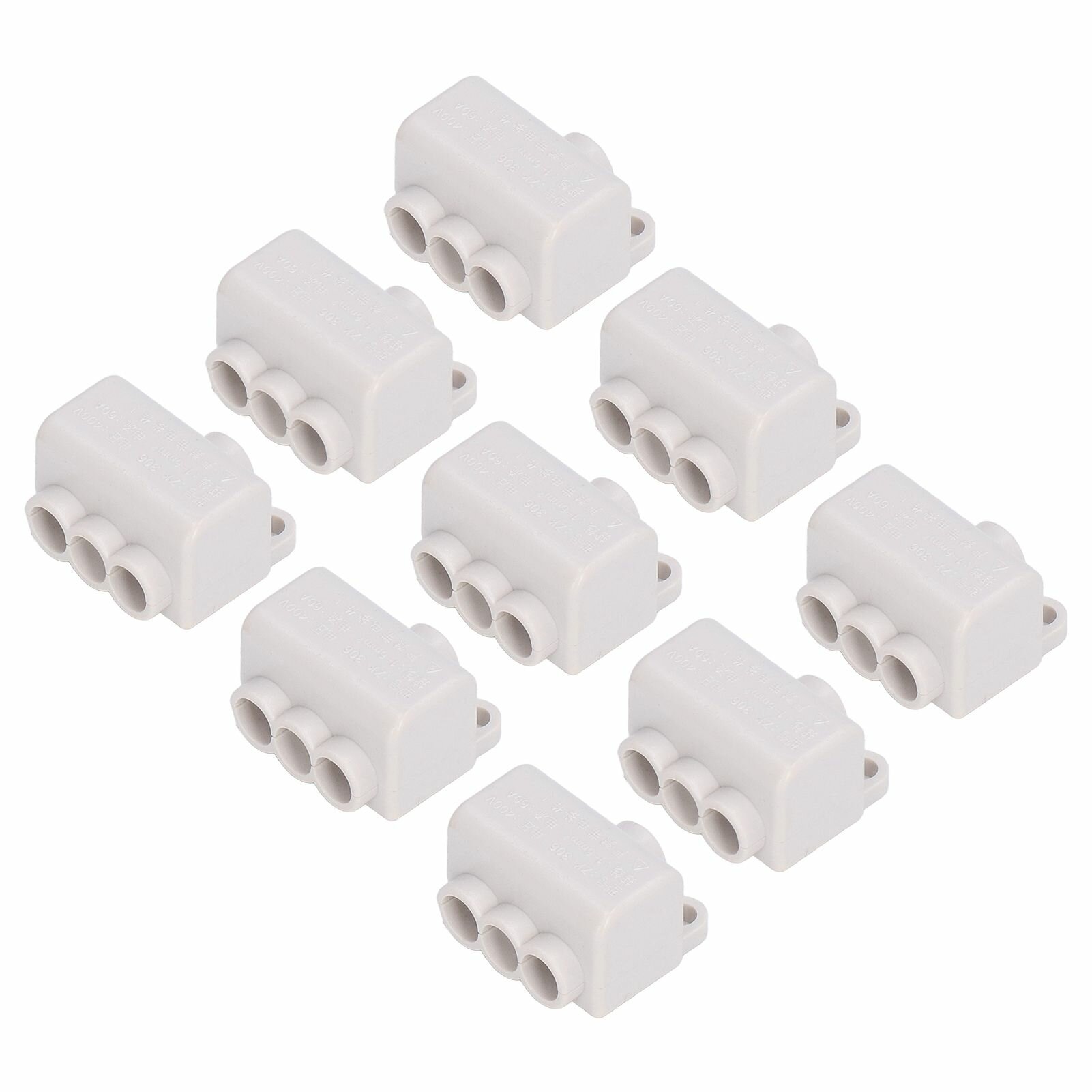 9 шт, огнестойкий кабельный разветвитель, высокомощные кабели Т-типа, объединительные разветвители 400 В, 60 А