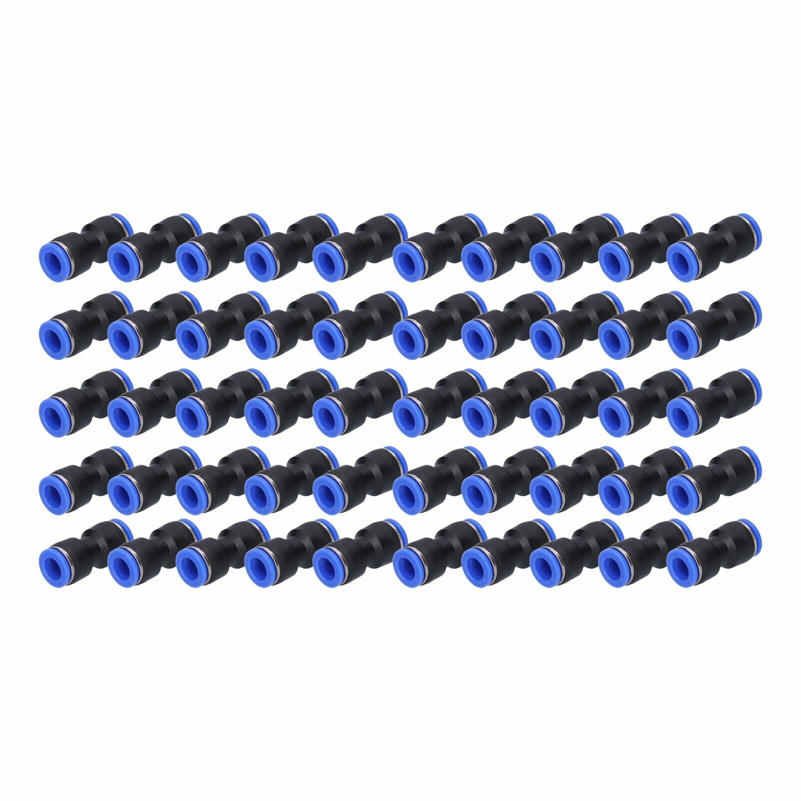 Прямое соединение PU-10 синее (50шт)