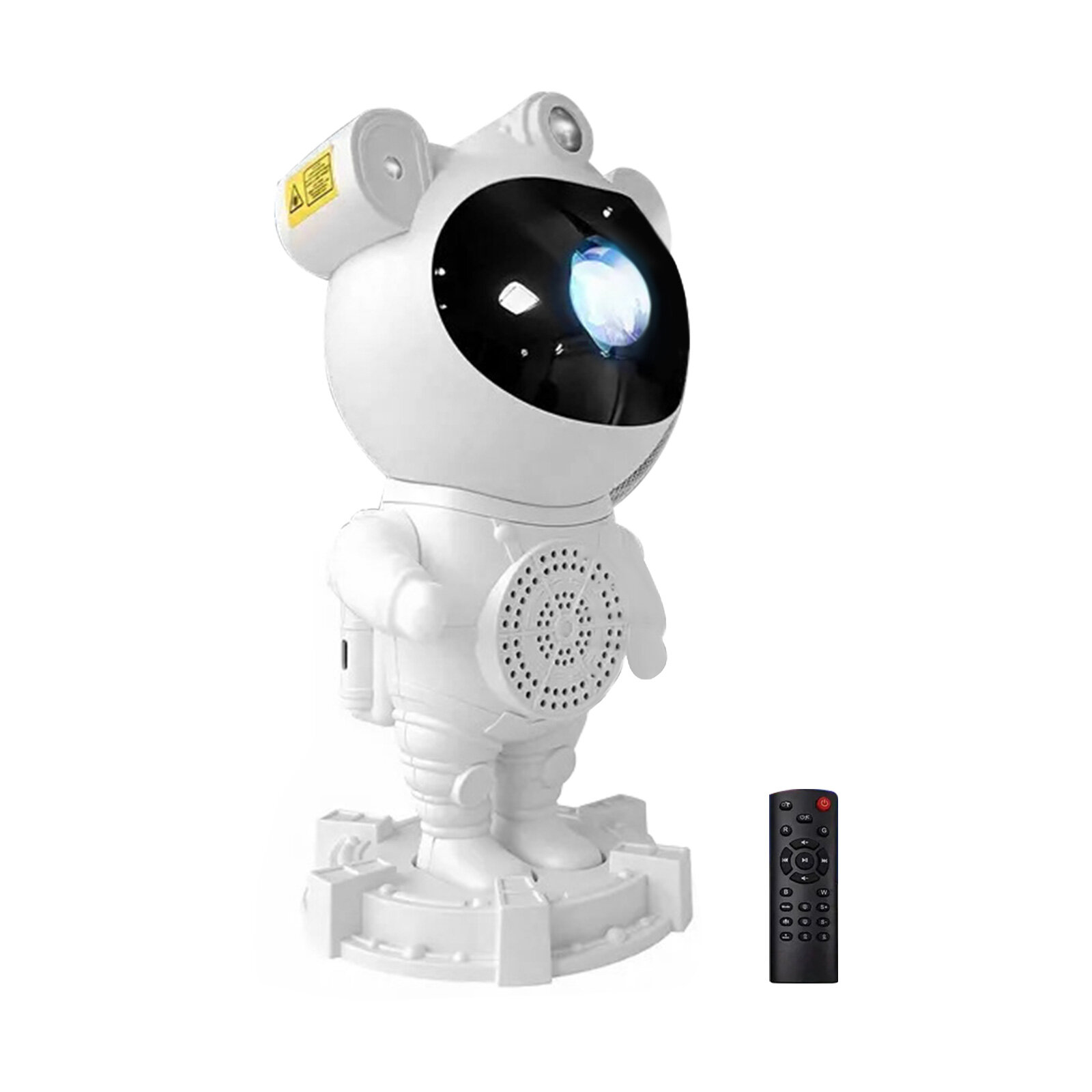 100-240 В ~ 50/60 Гц 0.4A Проекционная лампа Spaceman Starry Night С подключаемым модулем Full Star Table Bluetooth Рассеянный свет 1 Час / 2 часа Синхронизации Встроенная Музыка 8 С дистанционным управлением