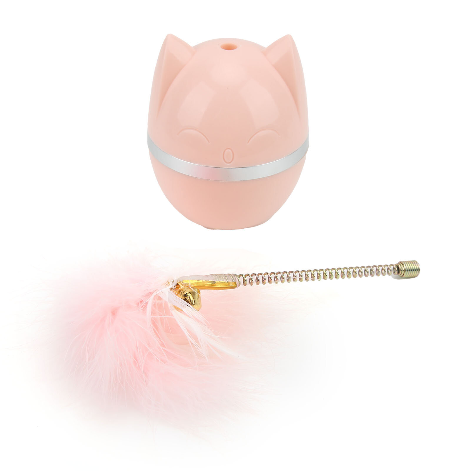 Интерактивная игрушка в виде кошачьих перьев с колокольчиком для стимуляции инстинктов у домашних кошек, KittenPink