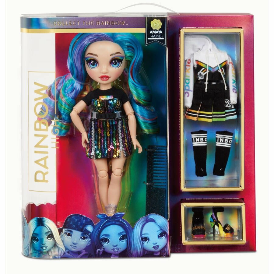 Rainbow High Series 2 Collect / Модные Игрушки-куклы, Которые Можно Трансформировать В Прически, Подходят Для Подарков