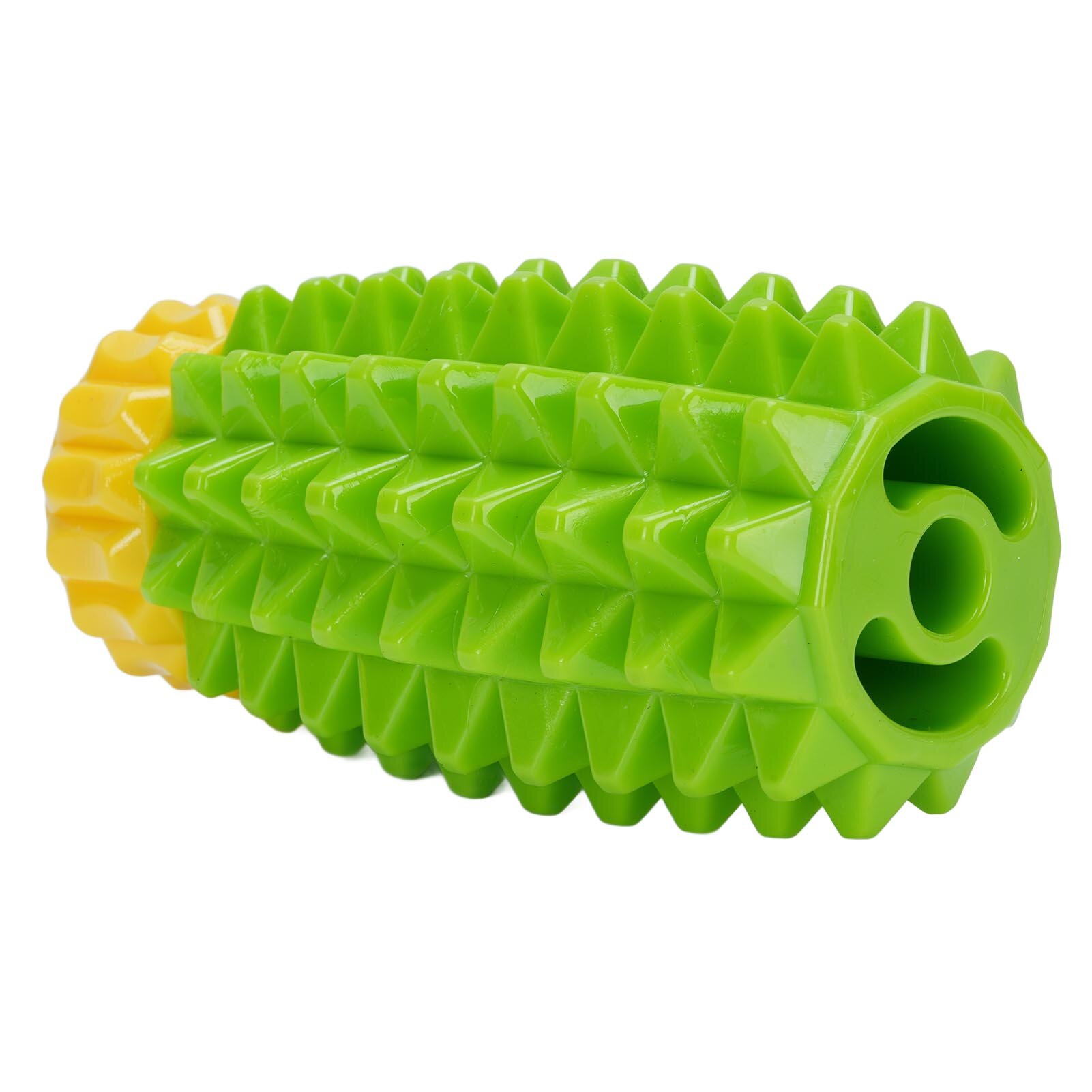 Игрушка для жевания собак интерактивная, устойчивая к укусам, в форме ананаса, жевательная игрушка для щенков для маленьких, средних и больших собак, зеленая, желтая
