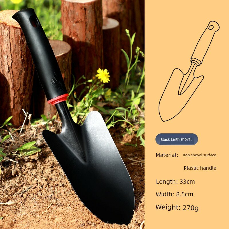 Малый железный садовый совок для почвы