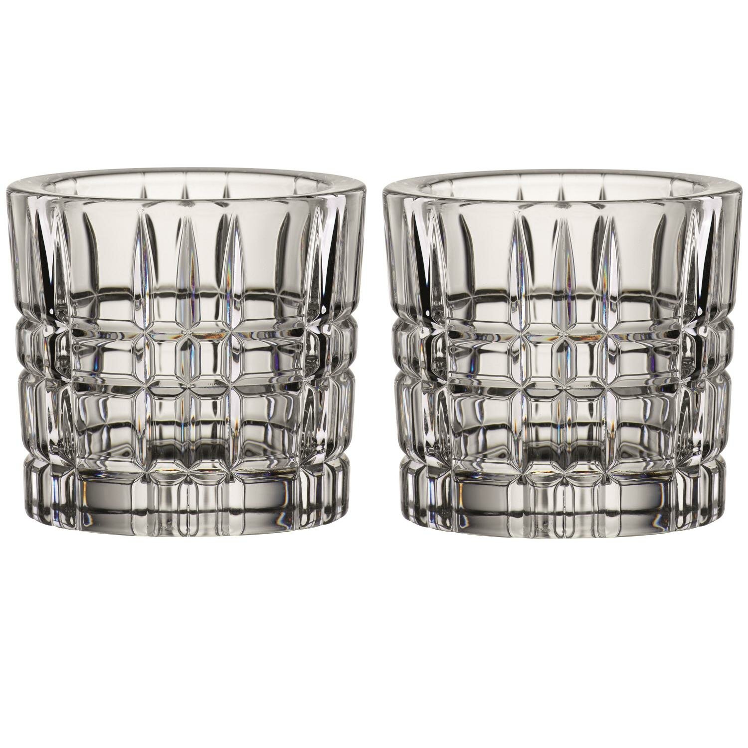 2 подсвечника Nachtmann Square Votive Clear 104954