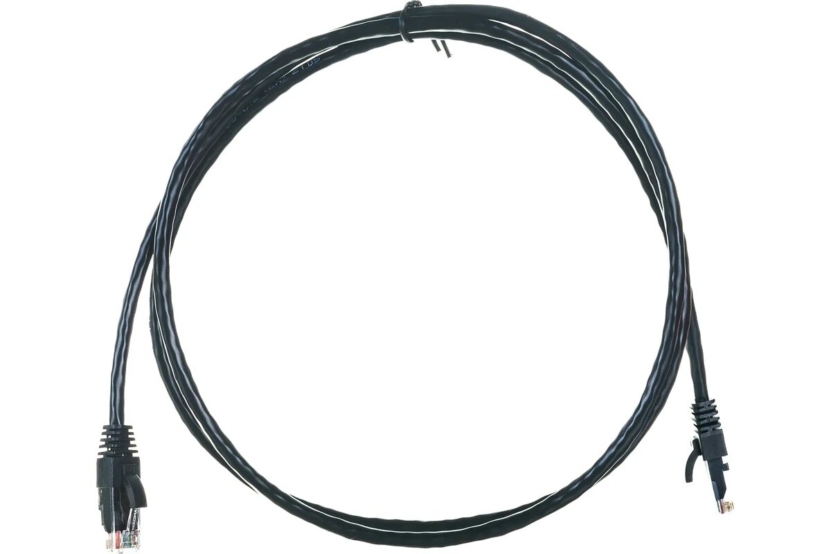 NIKOMAX Коммутационный шнур U/UTP 4 пары черный 1,5 м NMC-PC4UD55B-015-BK для сетей