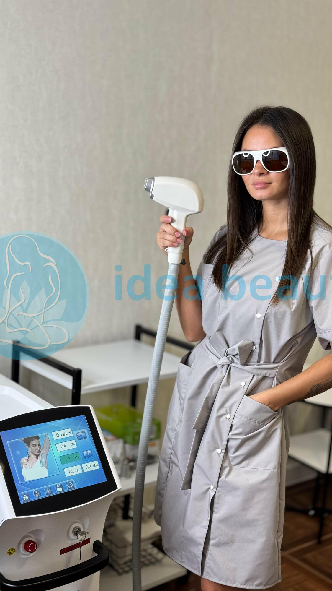 Аппарат для лазерной эпиляции Ноnkоn напольный, 808 нм, диодный