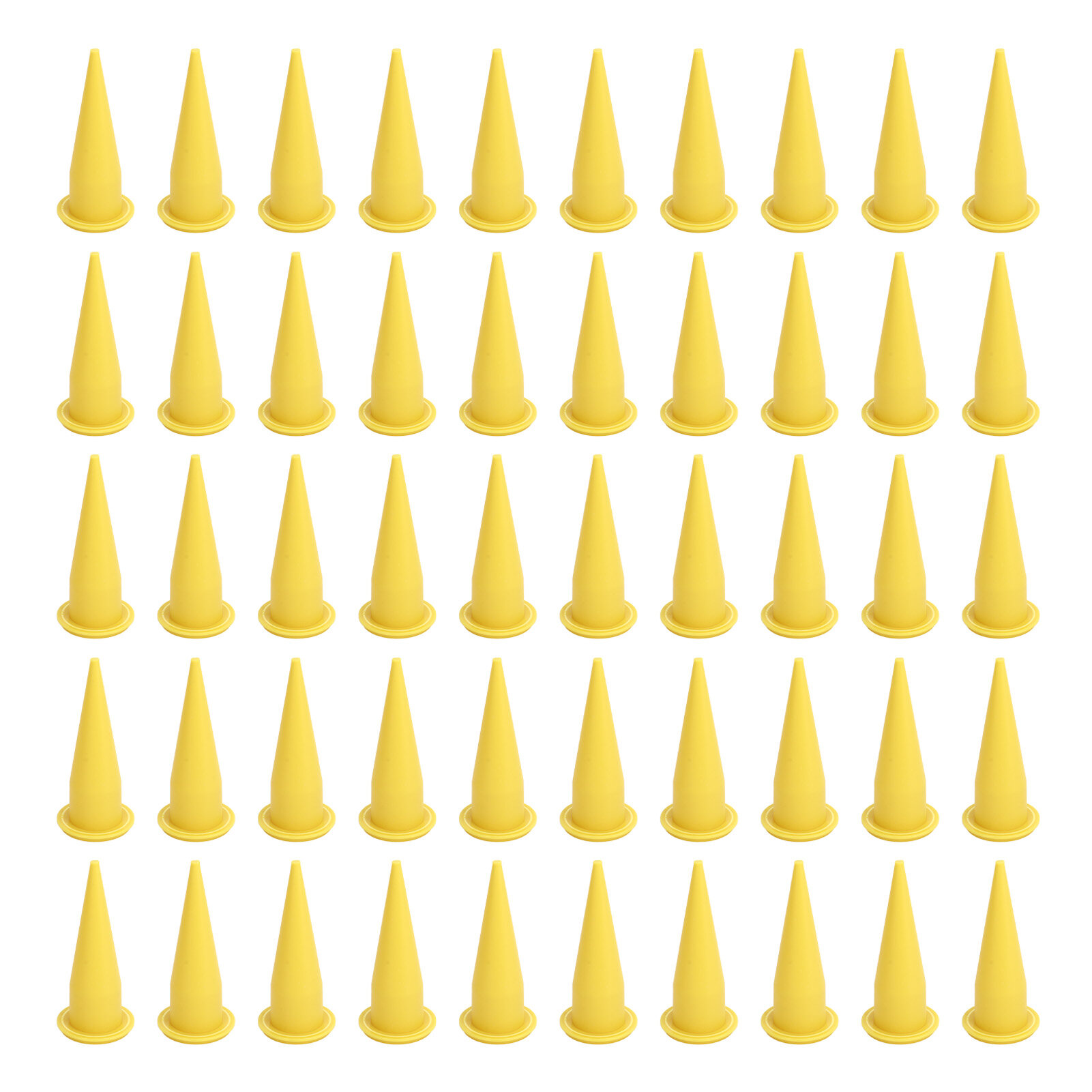 Пятьдесят конусообразных герметизирующих насадок с тонкими наконечниками позволяют точно наносить герметики и клеи, обеспечивая легкий контроль.