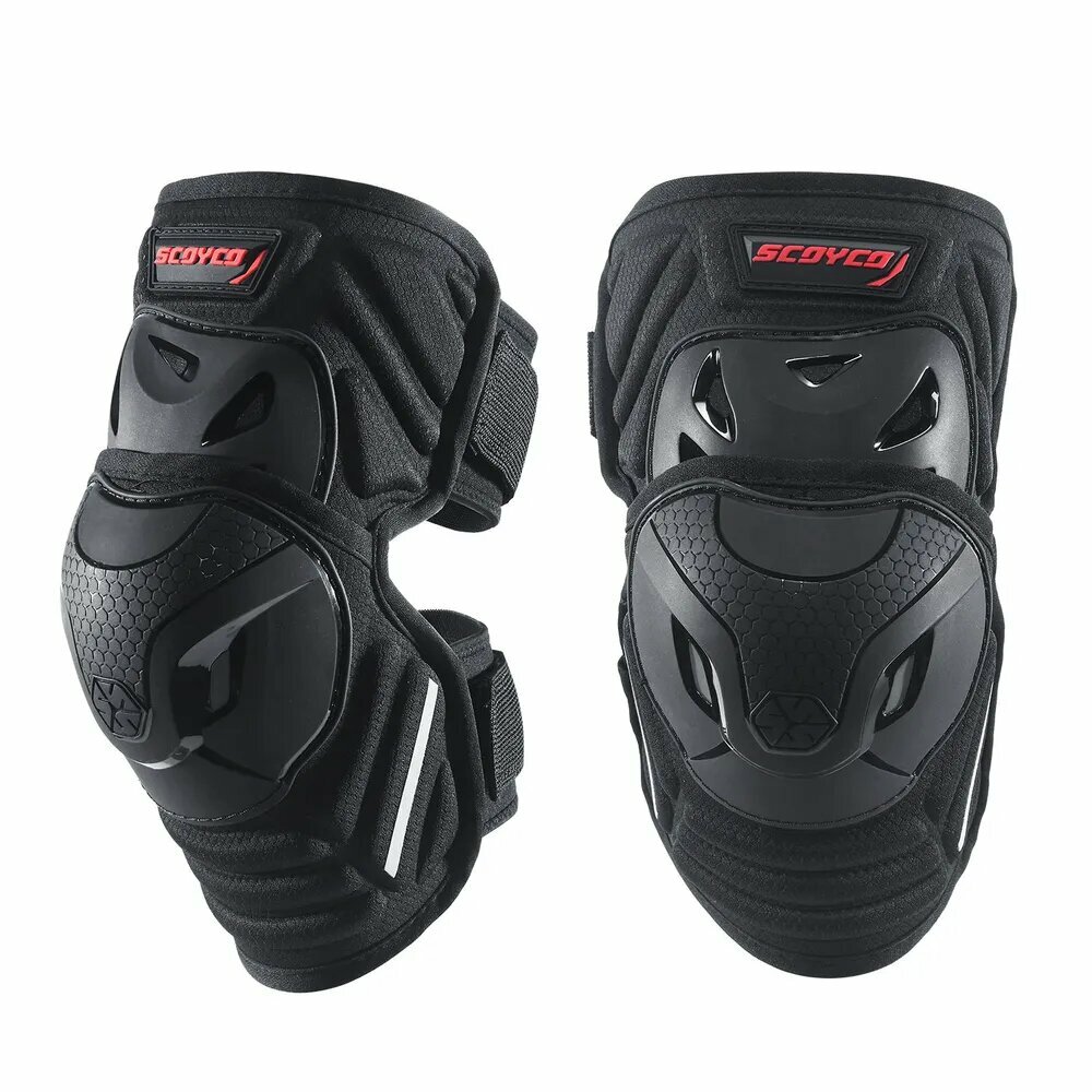 Наколенники Scoyco, размер L, черный цвет, защита для колен