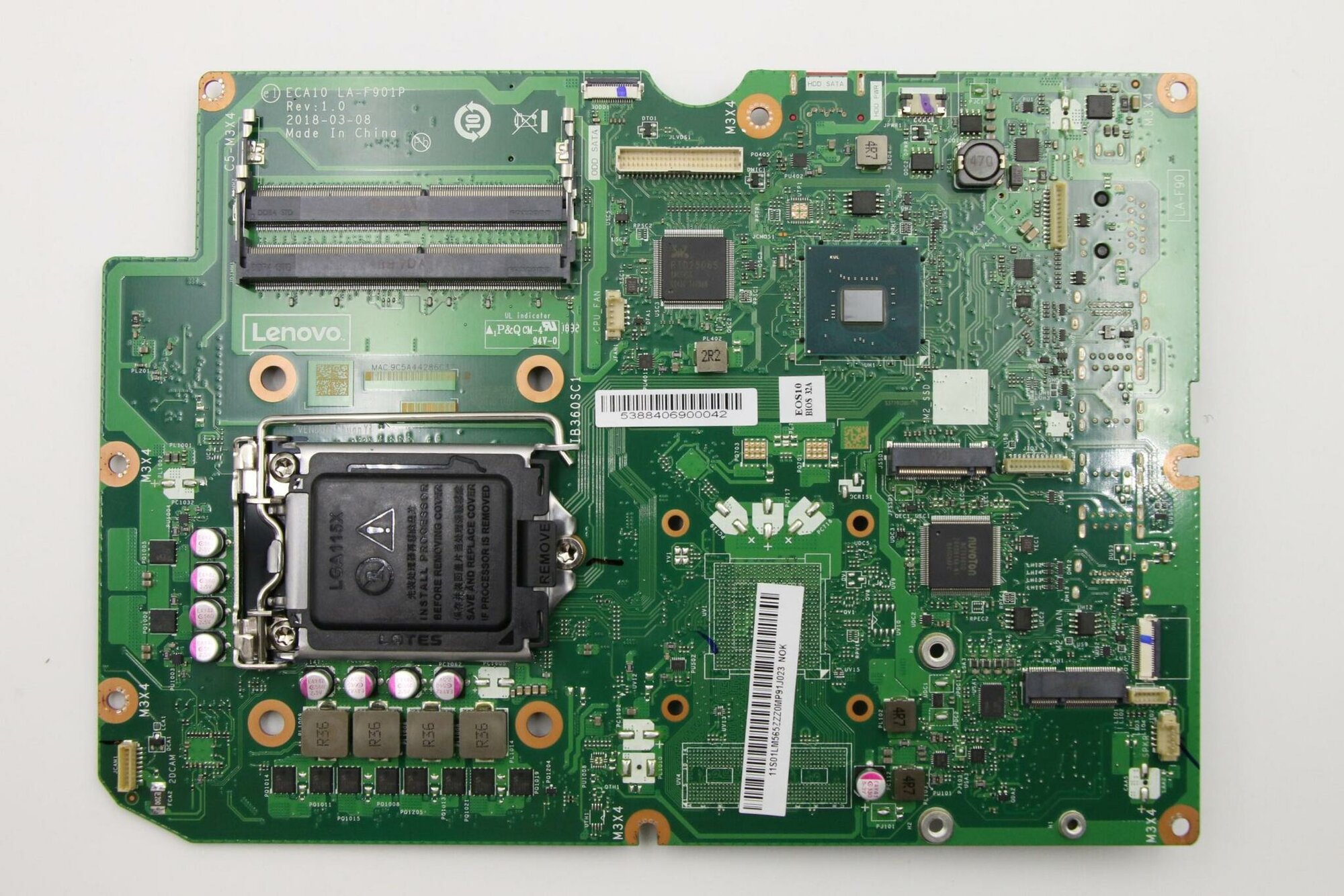 Материнская плата для моноблока Lenovo V530-24ICB B360 UMA NO DPK(01LM565), оригинал