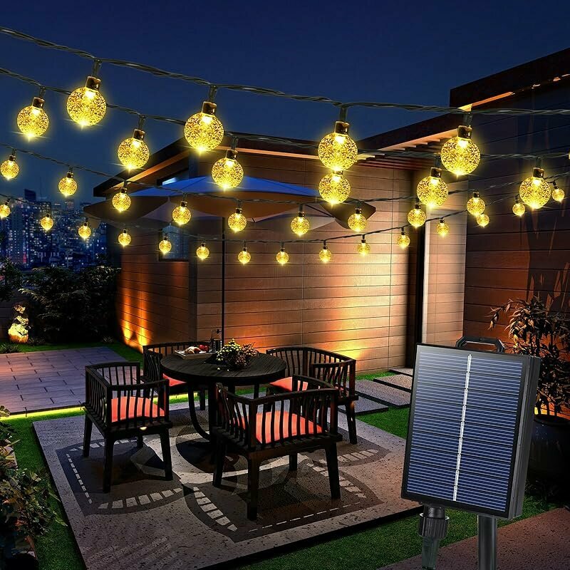 Солнечные гирлянды для улицы 65FT100LED