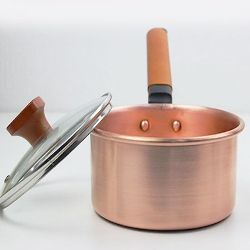 Сковорода, медная кухонная утварь, кухонная посуда, миска для приготовления джема и варенья, Медь, 1.8л