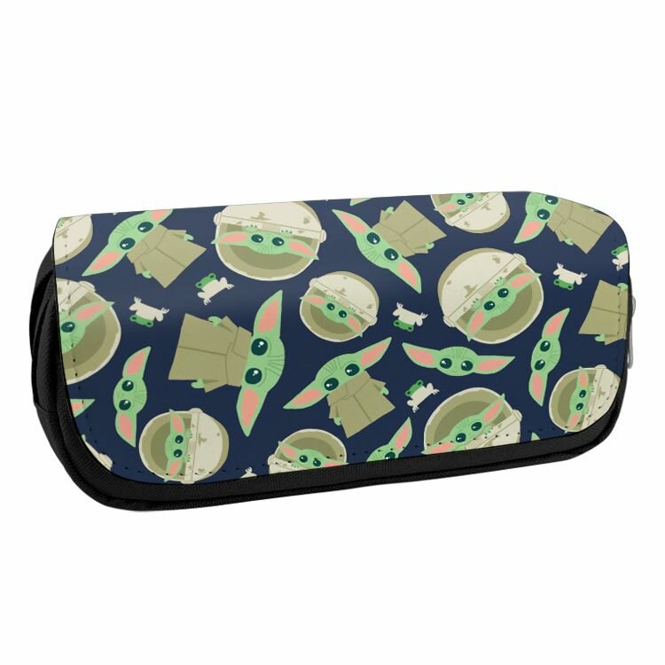 Пенал аниме Star Wars Grogu ( Пенал школьный для девочек и мальчиков )