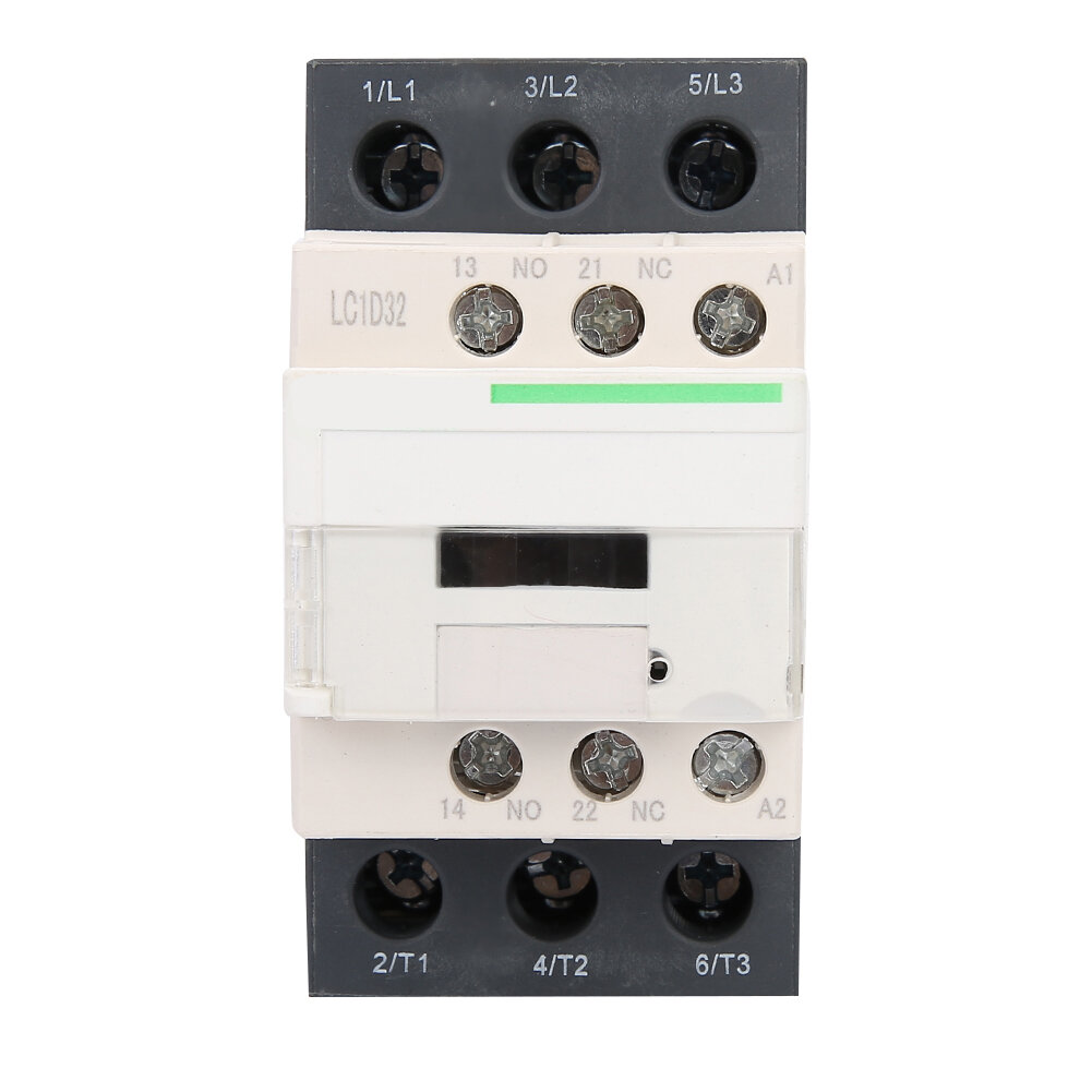 Электрический контактор переменного тока LC1-D 32A, 3-полюсная катушка, 50 Гц, 60 Гц, электромагнитный выключатель для управления двигателем и оборудования автоматизации