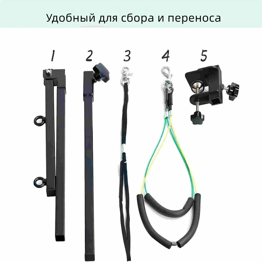 Кронштейн к столу для груминга, держатель холдер металлический с ринговкой