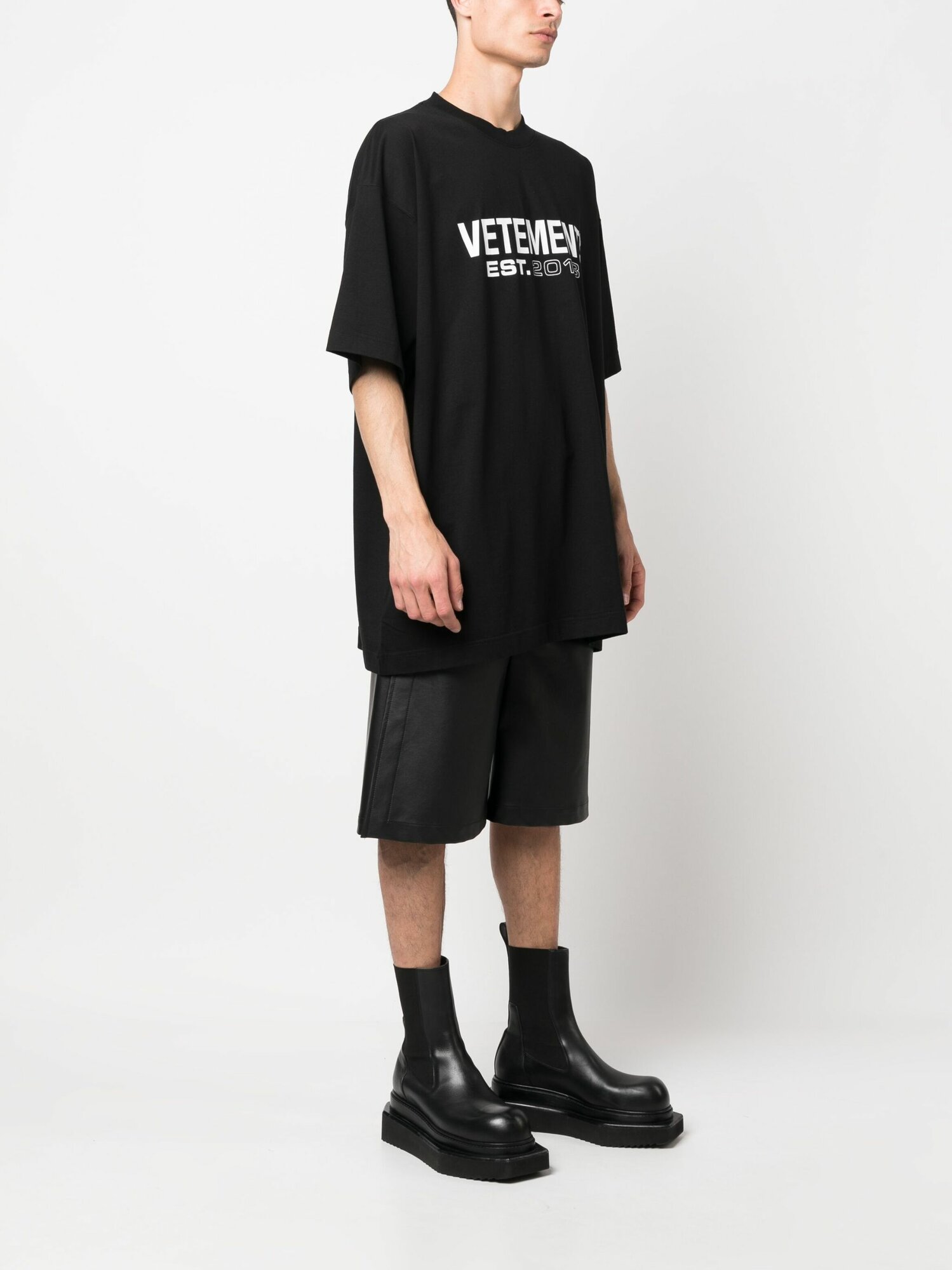 Футболка Vetements, размер M, черный — фото 1
