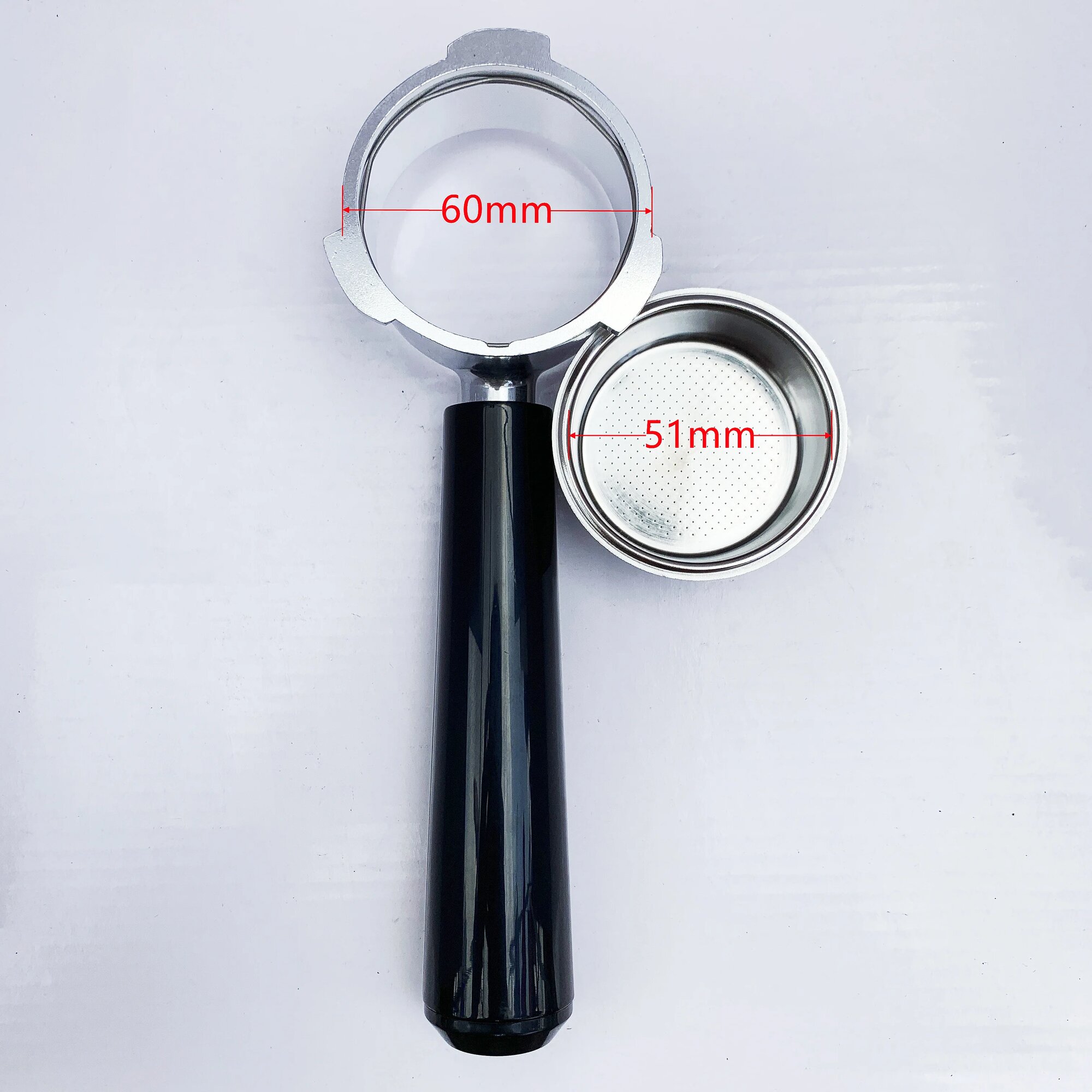 Металлический держатель фильтра для эспрессо UAMYWORD 60 мм New handle