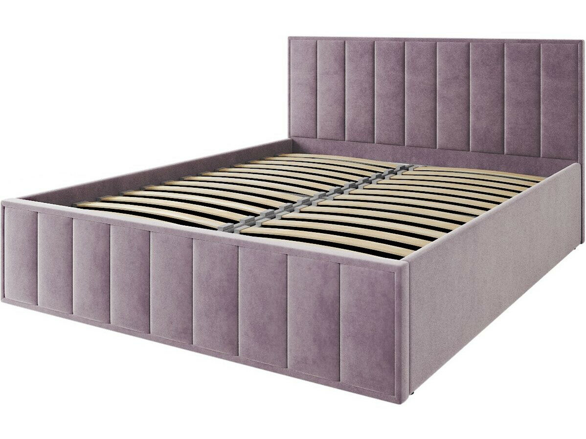 Современная Кровать с ортопедическим основанием 180, (Пудра)